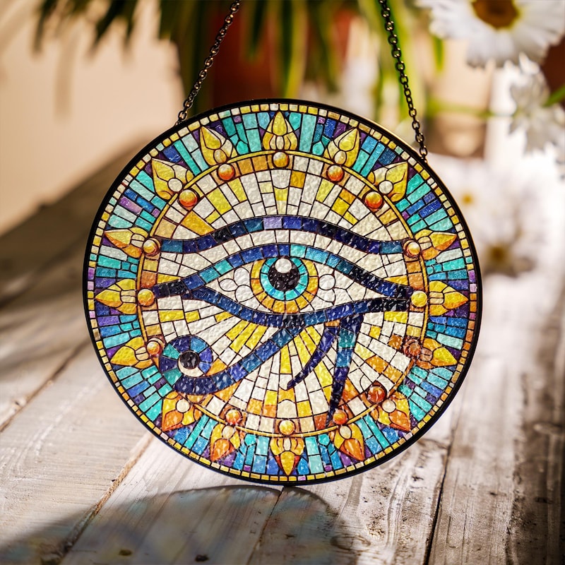 Evil Eye Stained Glass - Etsy Denmark