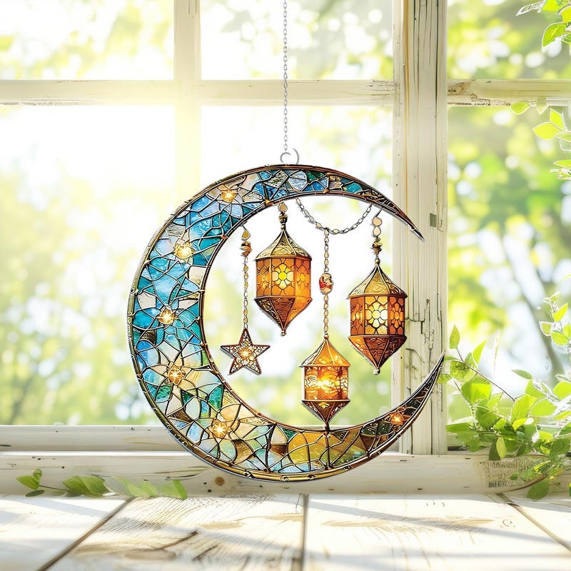 Acrylic Ramadan Moon - Etsy