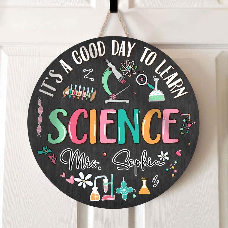 Science Door Hanger - Etsy