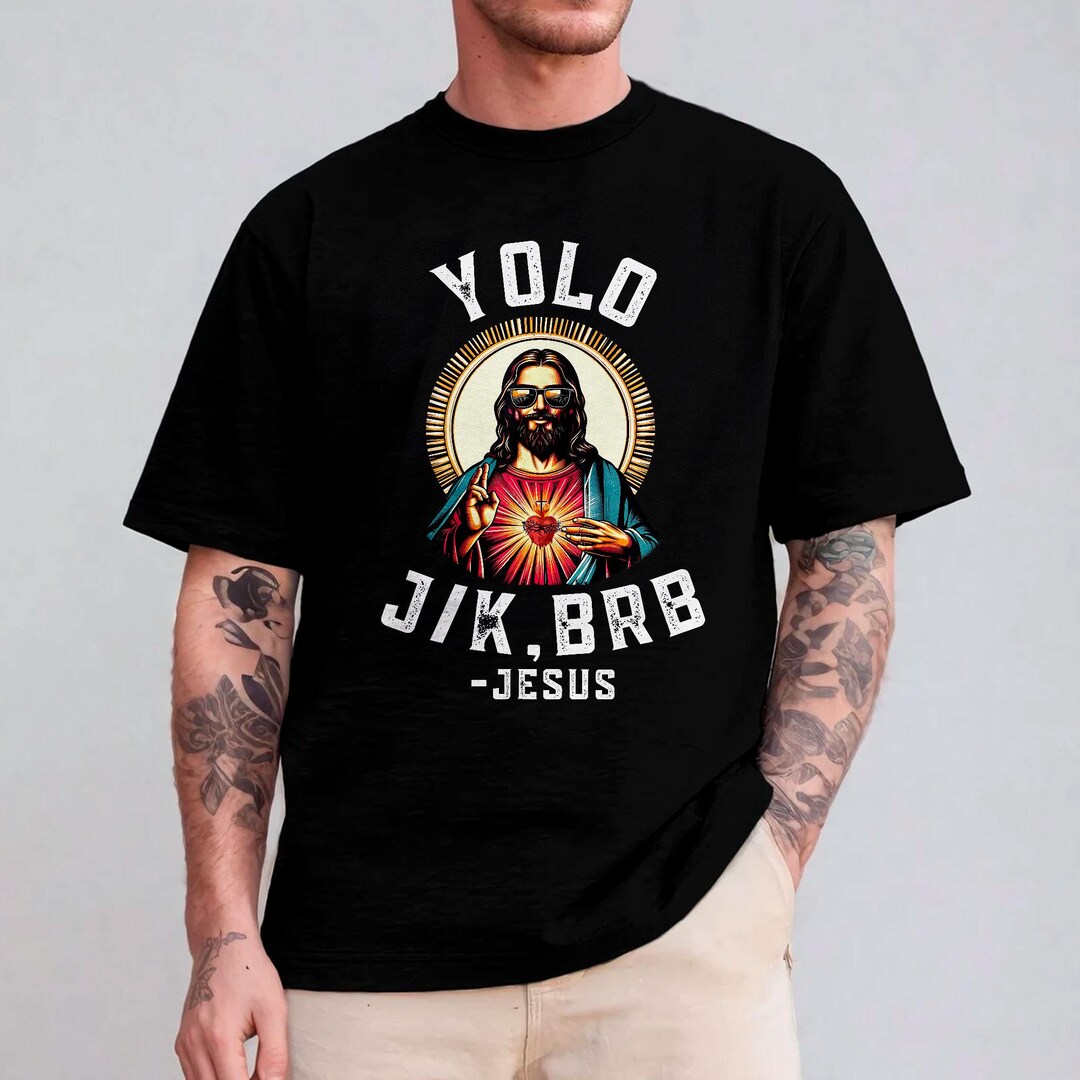 YOLO Jesus T-shirt, Guess Who’s Back Jesus Shirt, Funny Easter Tee ...