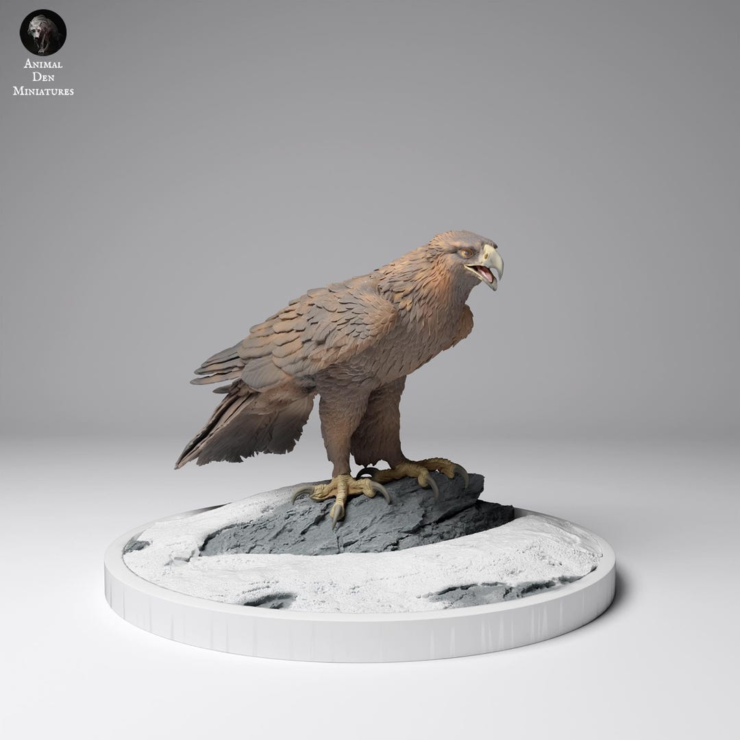 Golden Eagle | 32mm and More Scales | Plant-based Resin 3d Print ...