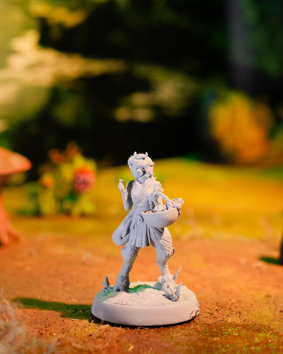 Ferne | Satyr | 32mm Miniature | Plant-based Resin | Dungeon and ...