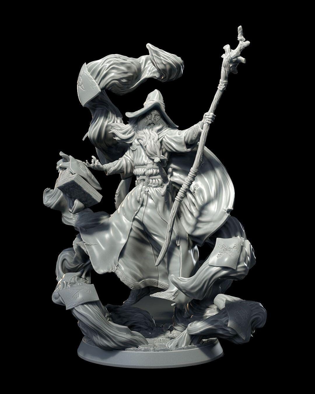 Phillip Celcious | Wizard | 32mm Miniature | Plant-based Resin ...