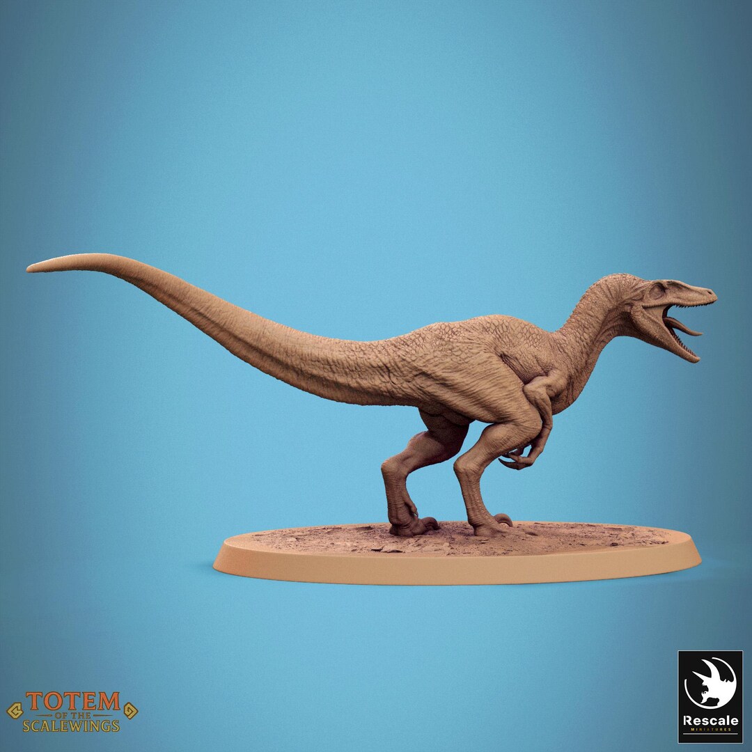Wild Jurassic Velociraptor | 32mm and More Scales | Plant-based Resin ...