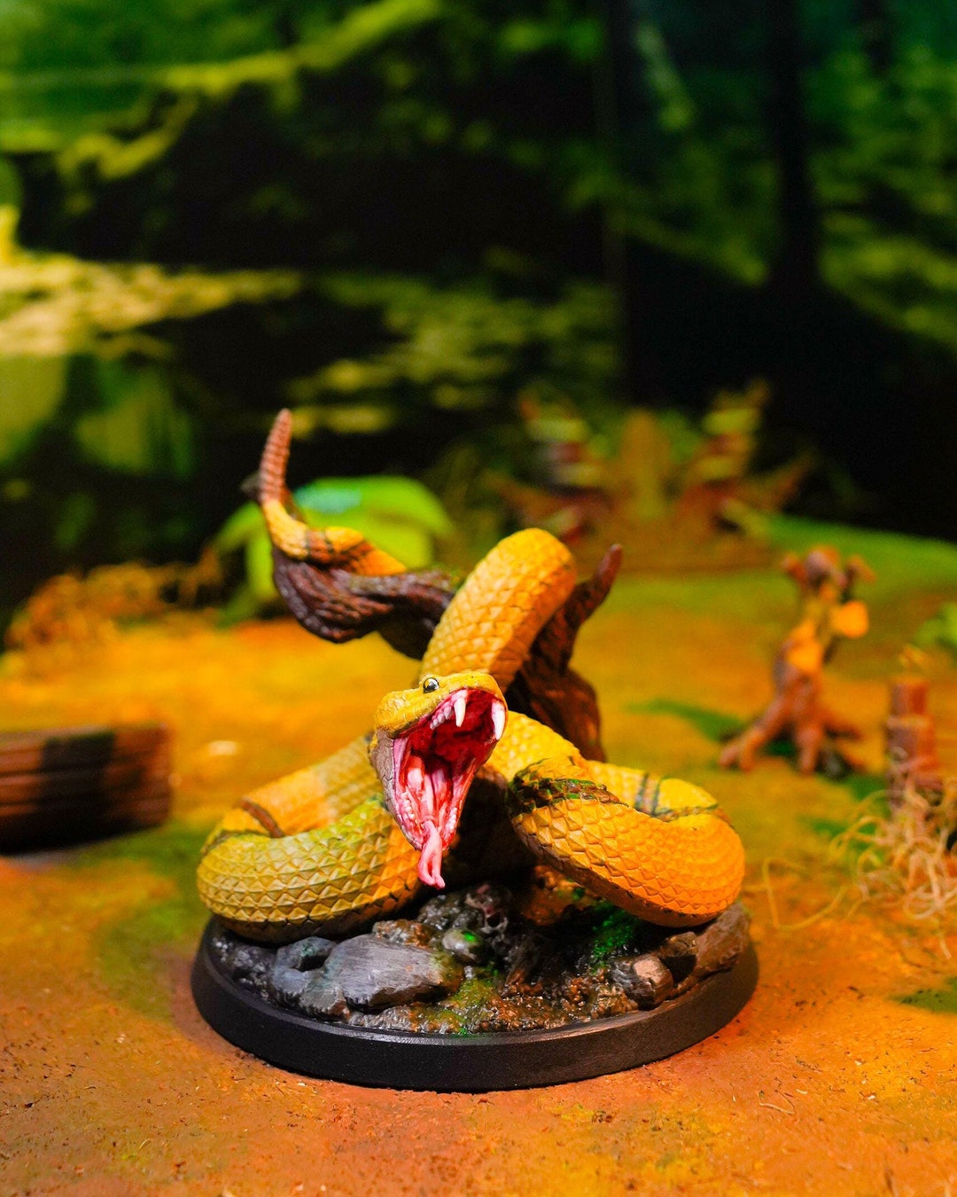 Giant Snake | 28mm 32mm 75mm and More | Plant-based Resin | Dungeon and ...