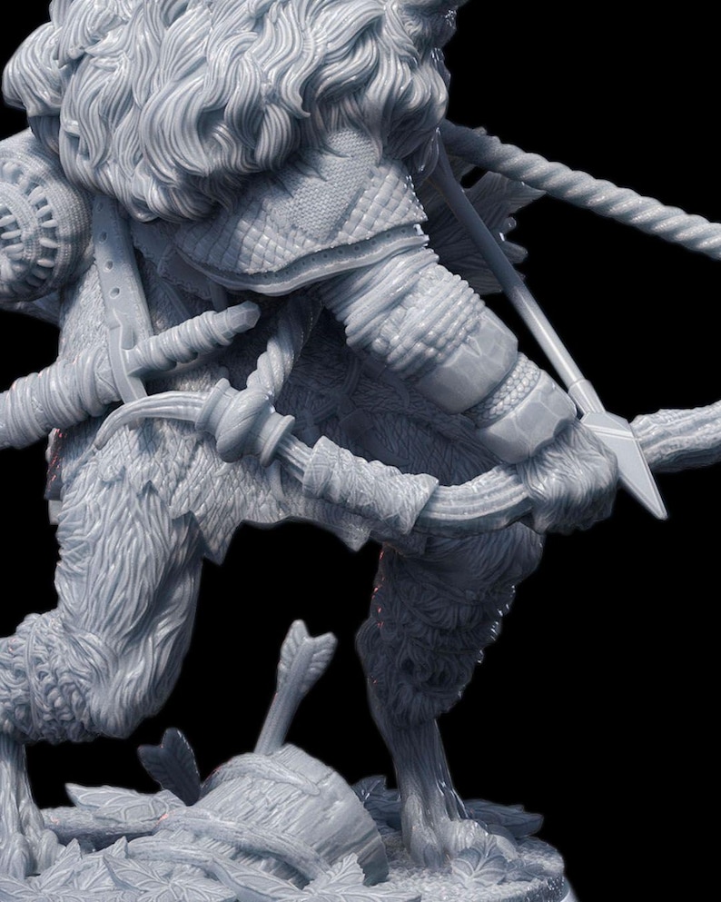 Zakatt Hallam | Tabaxi | Ranger | Rogue | Fighter | 32mm Miniature ...