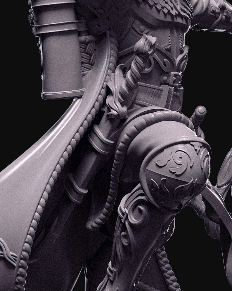 Elduin Alaren | Ranger | Archer | Elf | 32mm Miniature | Plant-based ...