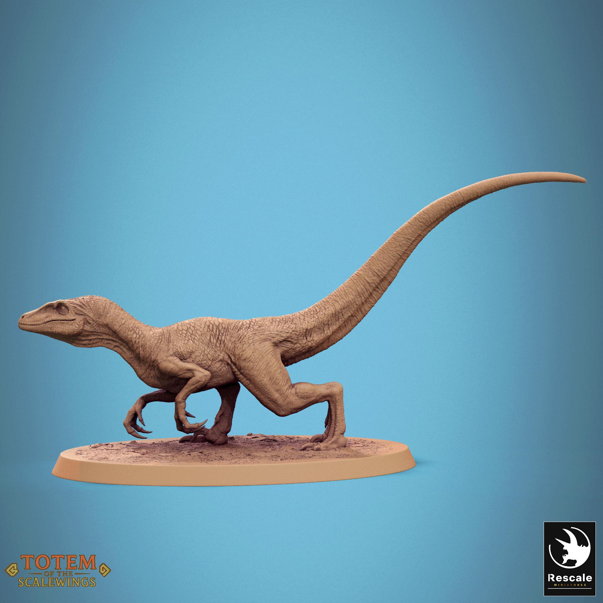 Wild Jurassic Velociraptor | 32mm and More Scales | Plant-based Resin ...