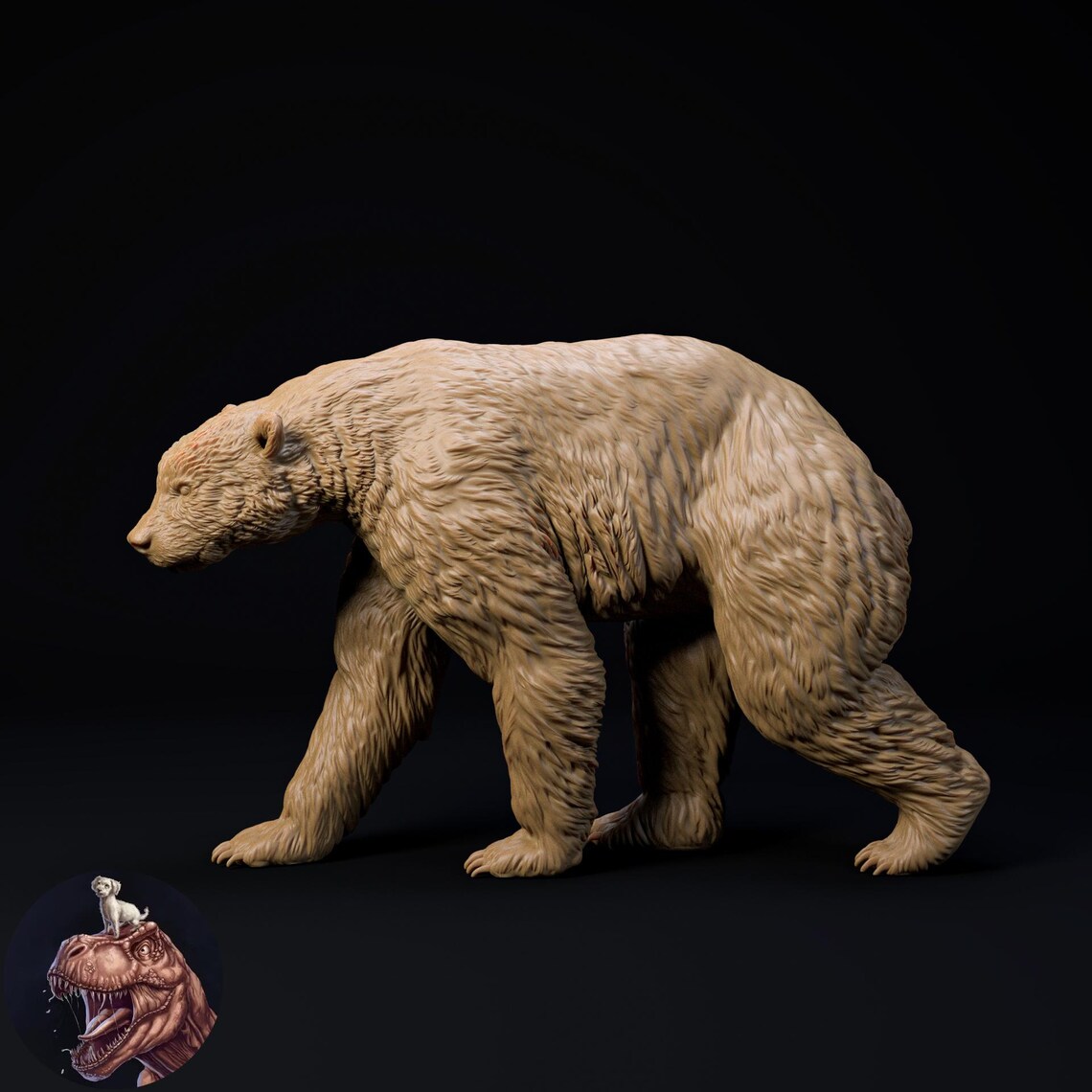 Arctodus Simus | 32mm and More Scales | Plant-based Resin 3d Print ...