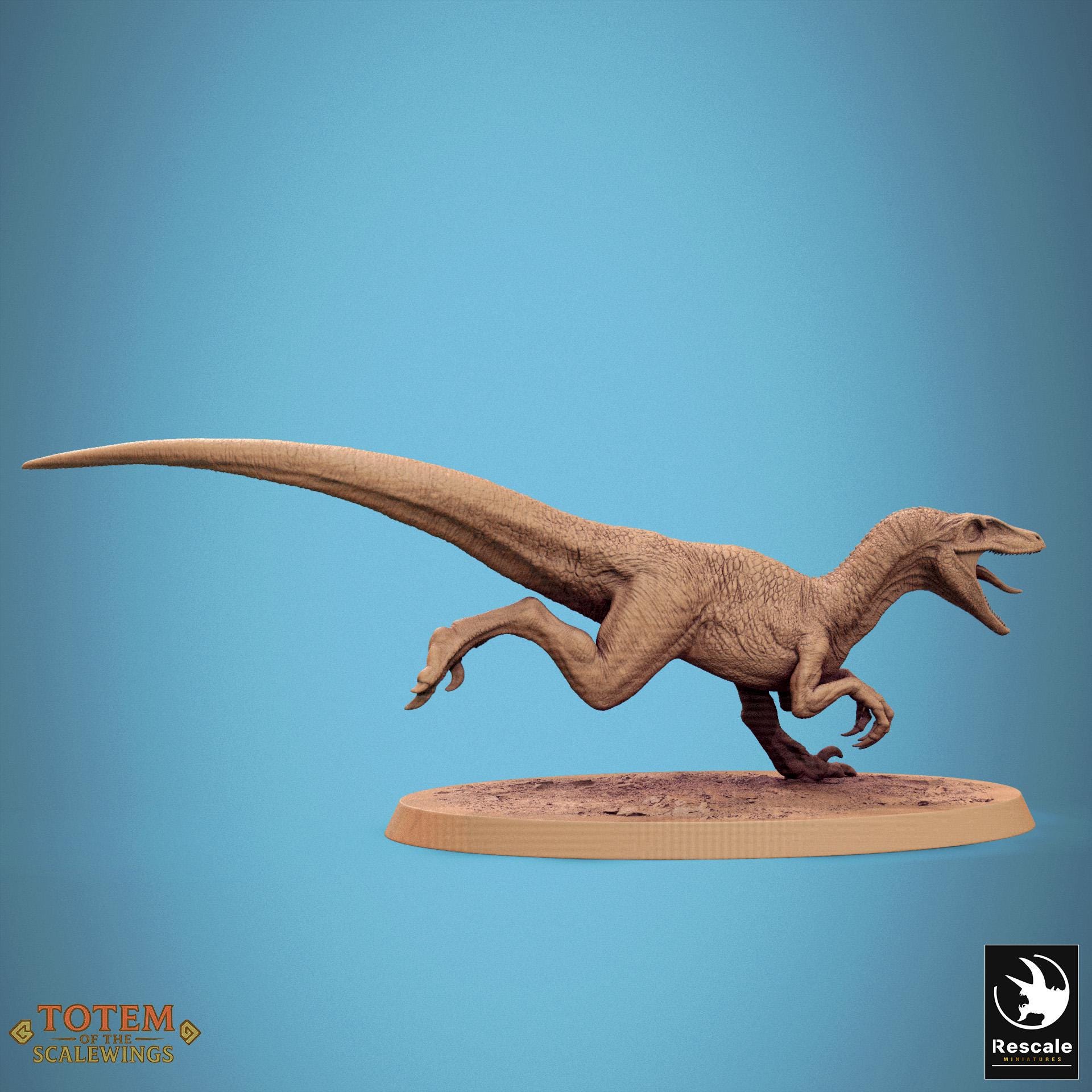 Wild Jurassic Velociraptor | 32mm and More Scales | Plant-based Resin ...
