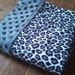 Leopard Waterproof Changing Pad Grey Minky 16 X 30 Easy - Etsy