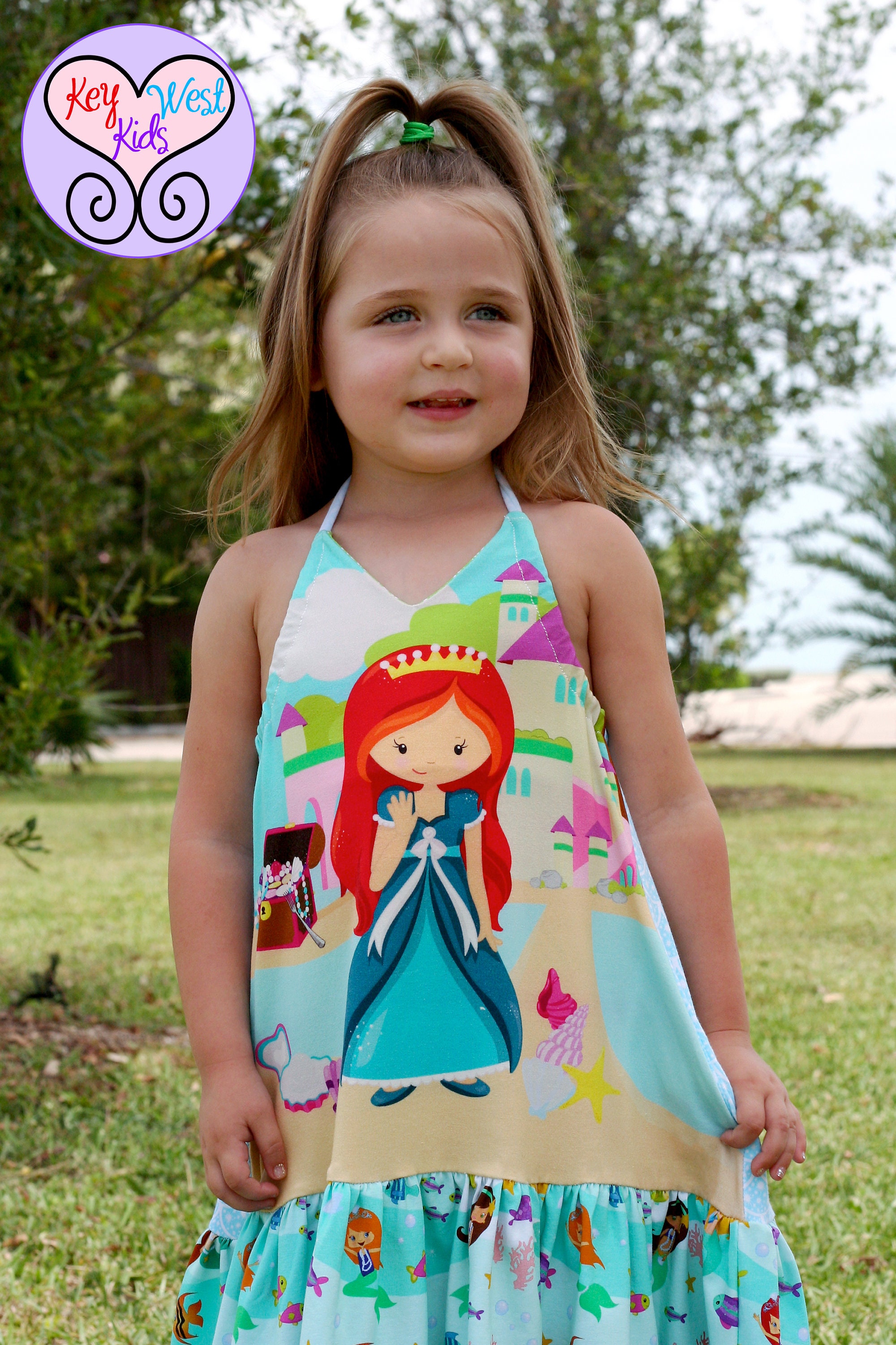 Princess Ariel the Little Mermaid Organic Knit Cotton Panels Regular ...