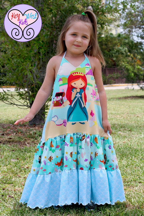 Princess Ariel the Little Mermaid Organic Knit Cotton Panels Regular ...