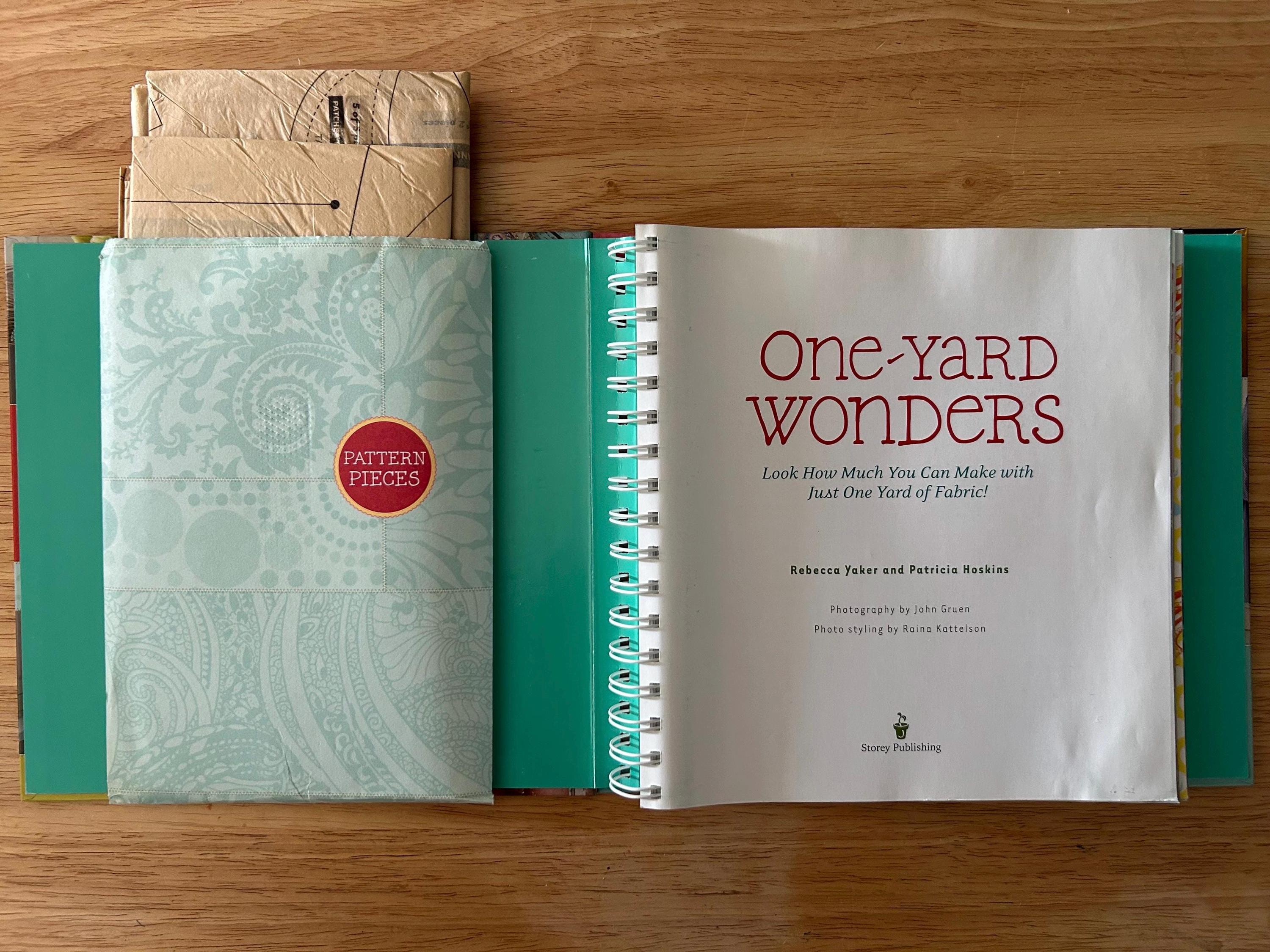 One Yard Wonders 101 Sewing Projects Includes Unused / Uncut Patterns ...