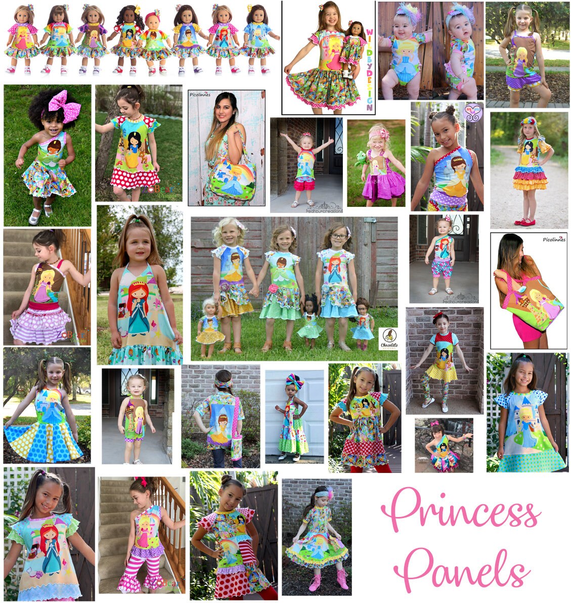 Princess Ariel the Little Mermaid Organic Knit Cotton Panels | Etsy