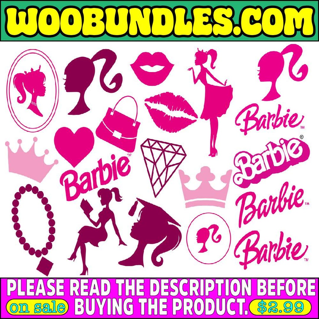 Barb Svg Bundle, Pink Logo, Barb Svg Bundle, Girls Svg, Svg Files for ...