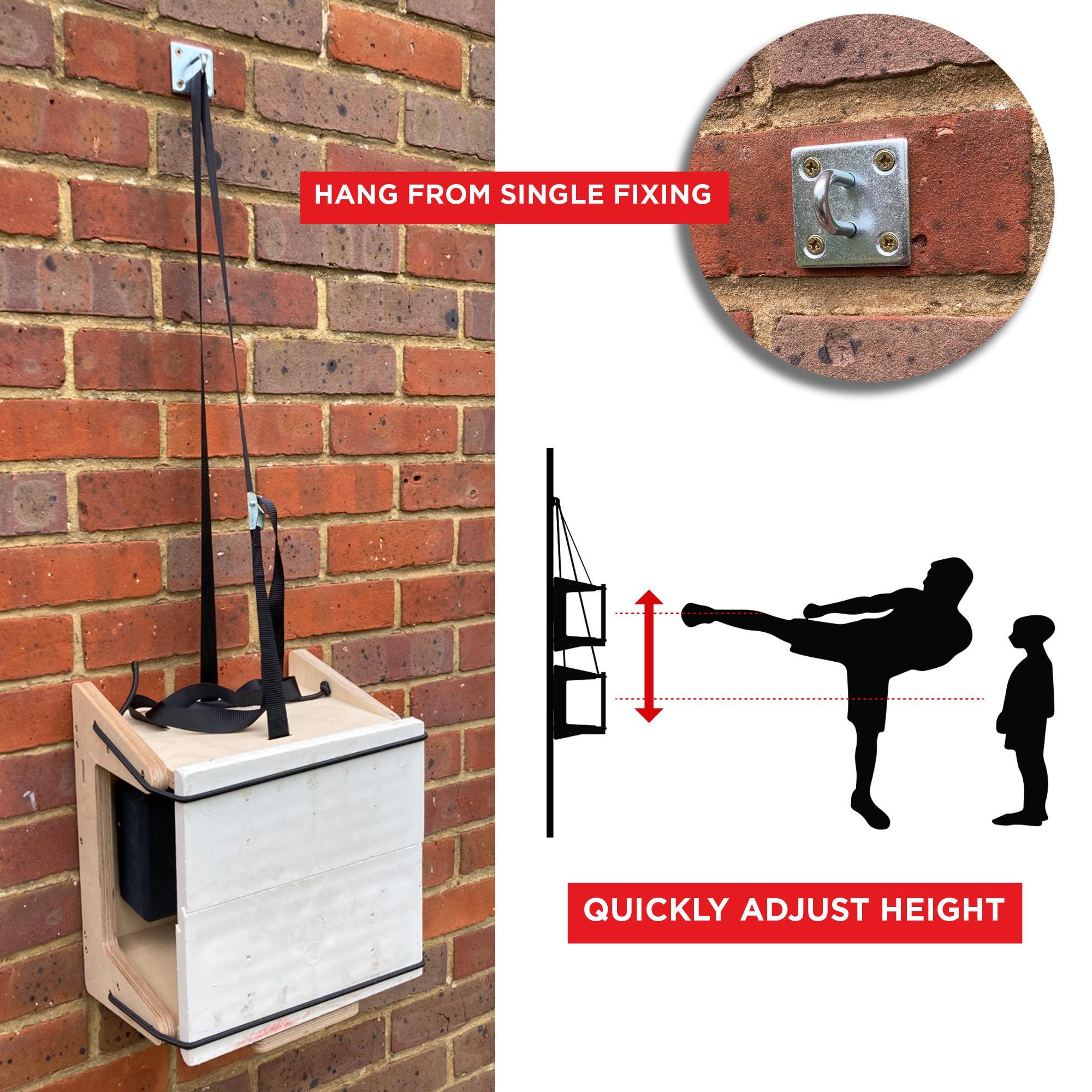 VERSA Break Box. Martial Arts Breaking Board Holder. Rebreakable Board ...