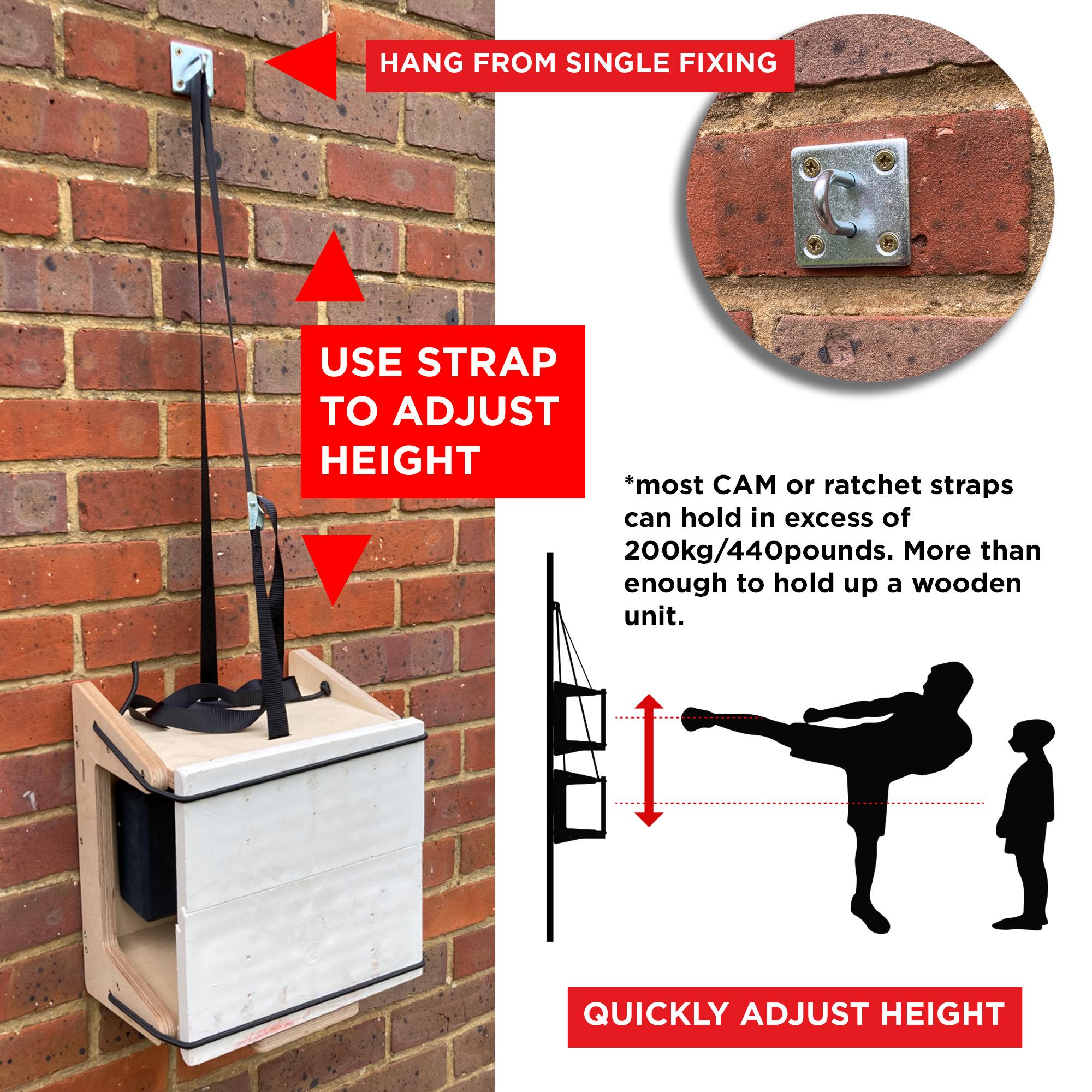 VERSA Break Box. Martial Arts Breaking Board Holder. Re-breakable Board ...