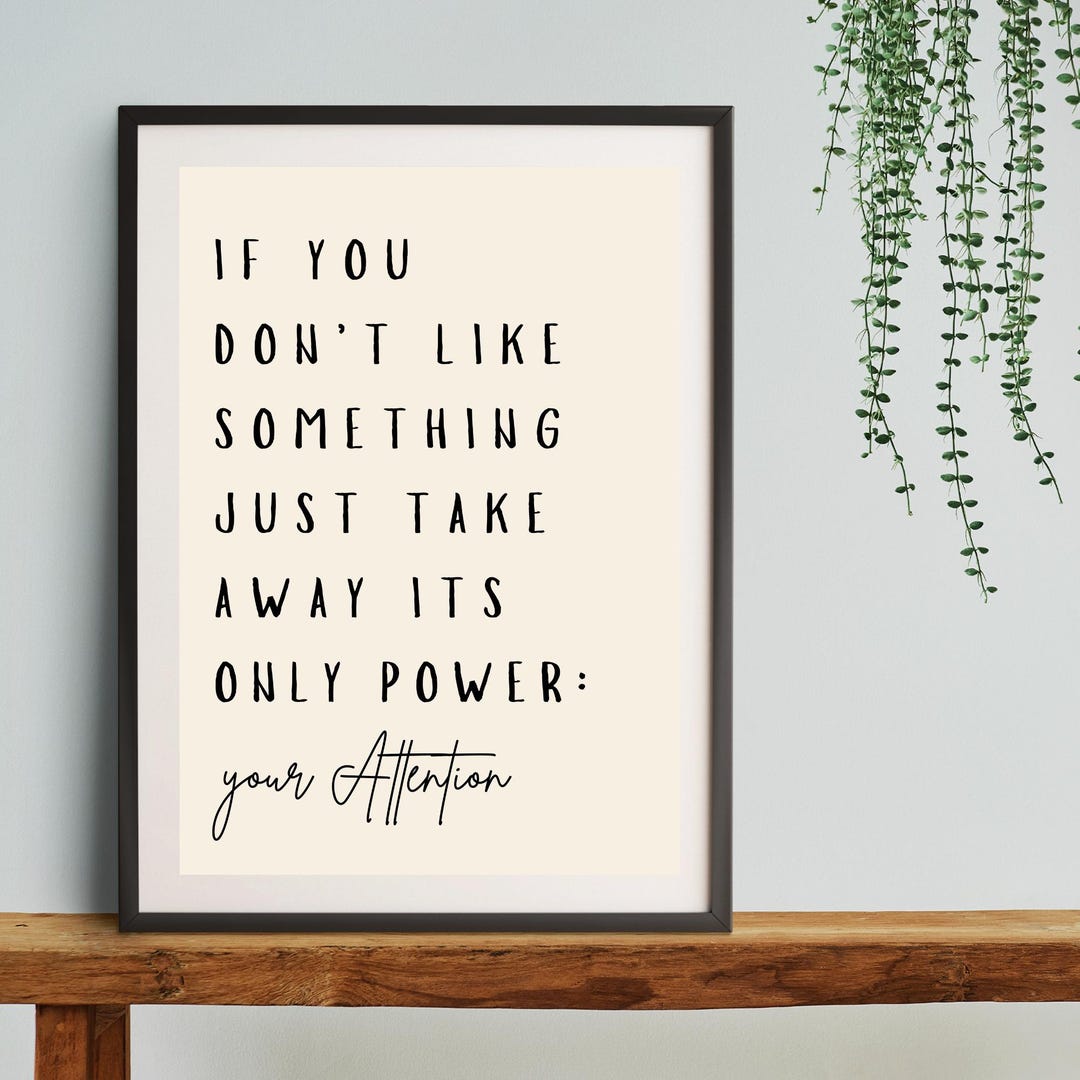 Motivational Quote Printable Wall Art for Home Office Decor - Instant ...