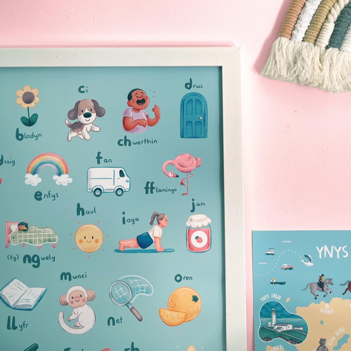 Children's Illustrated Welsh Alphabet. Darluniad Y Wyddor Cymraeg I ...