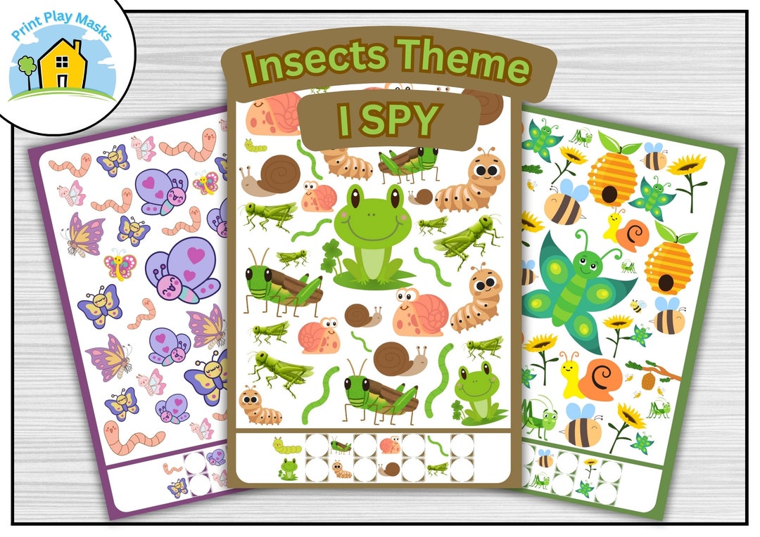 I Spy Insects Theme, Lets Count to 10, Preschool Learning, Homeschool ...