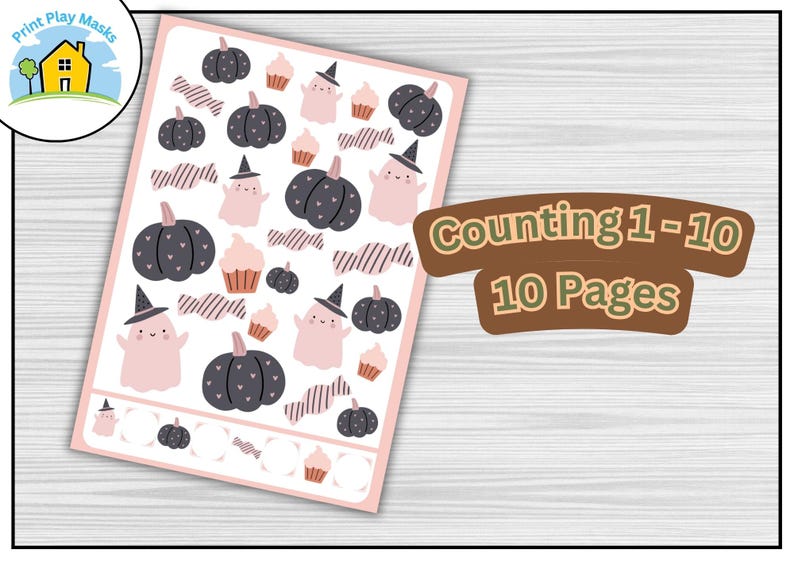 I Spy Fall Theme Preschool Learning, Homeschool Worksheets, Printable ...