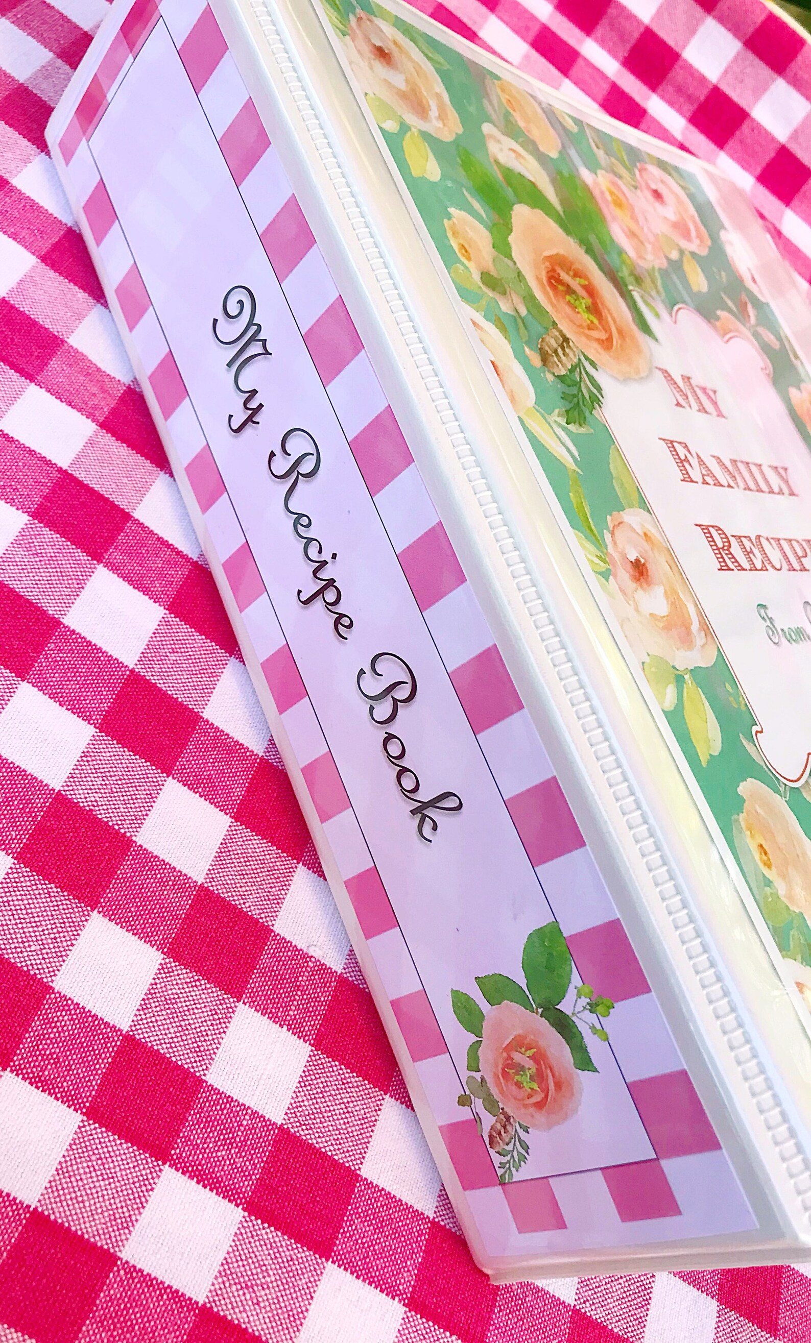 Printable Custom Recipe Binder Personalized Recipe Organizer | Etsy