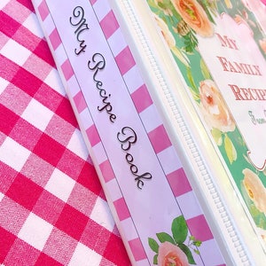 Multi Season Recipe Organizer, Custom Recipe Binder, Seasonal Recipe ...