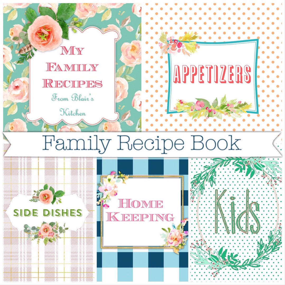 Multi Season Recipe Organizer, Custom Recipe Binder, Seasonal Recipe ...