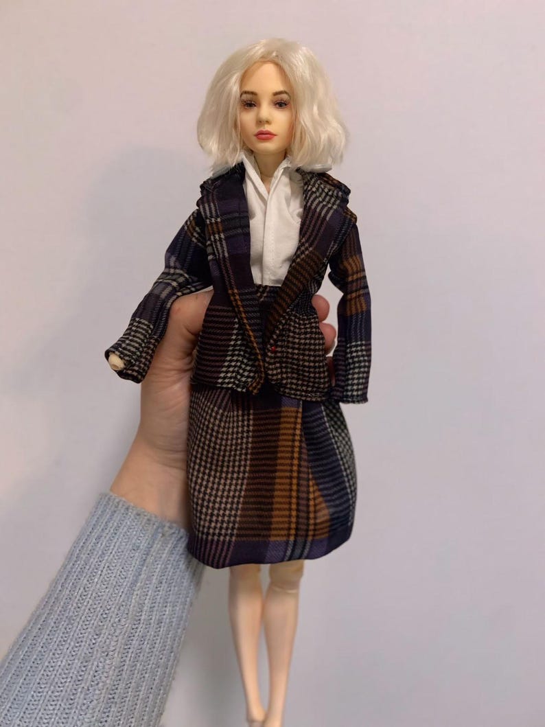 Resin Bjd Doll of Enid. Emma Myers Doll. Wednesday. Wednesday Addams ...