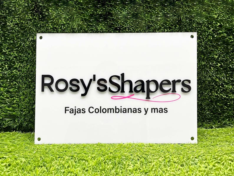 Custom 3D Acrylic Business Logo Sign: Office Decor, Salon Signage - Etsy