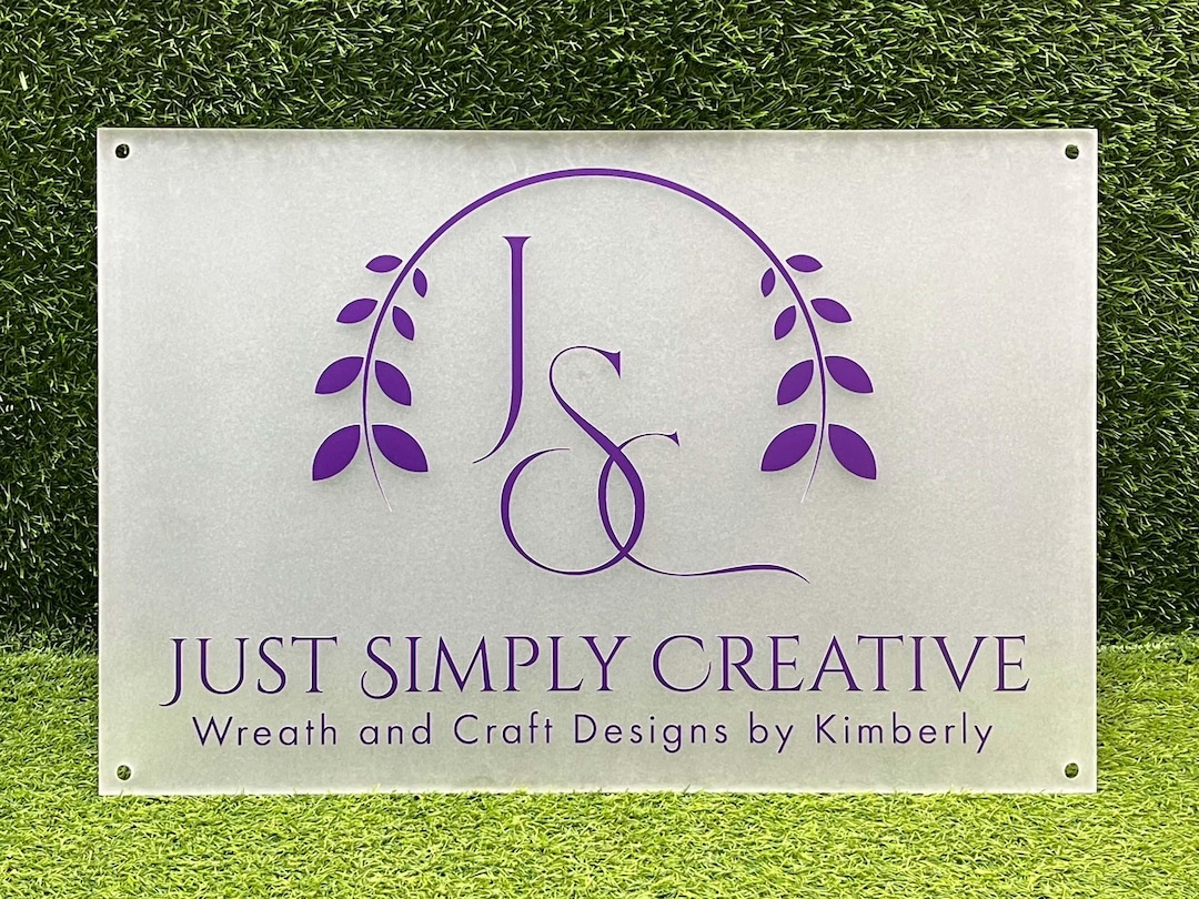 Custom 3D Acrylic Business Logo Sign: Office Decor, Salon Signage - Etsy