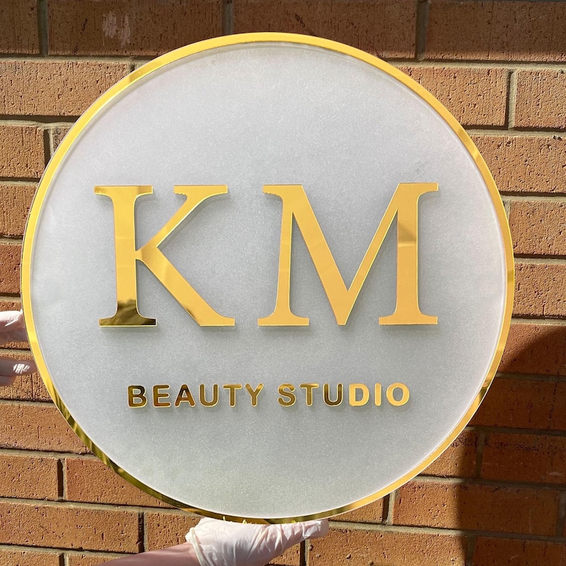 Acrylic Logo Sign - Etsy