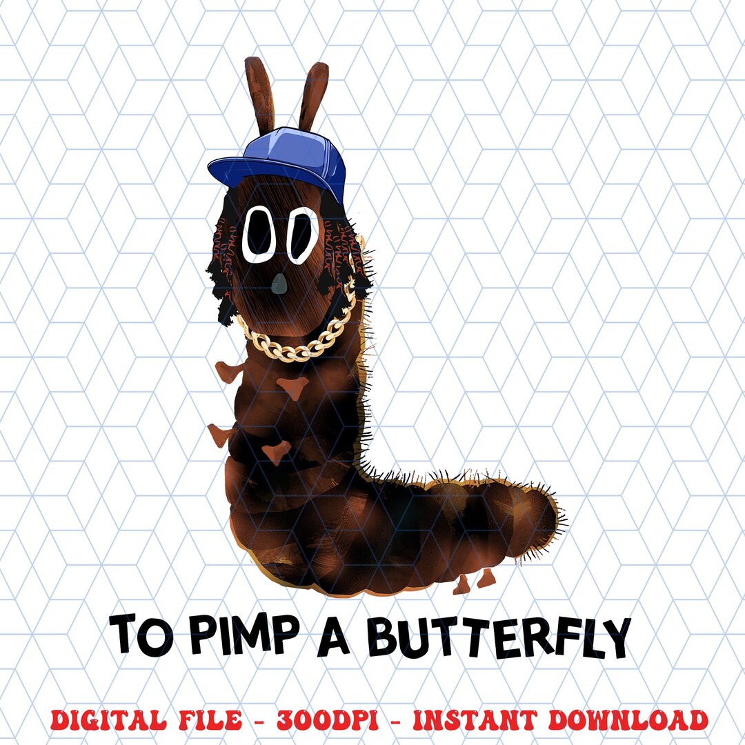 To Pimp A Butterfly Png, Funny Music Png, Music Lover Gifts, Rap Lover ...