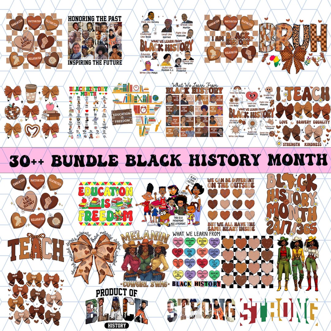 30++ Black History Month Bundle, What We Learn From Black History ...