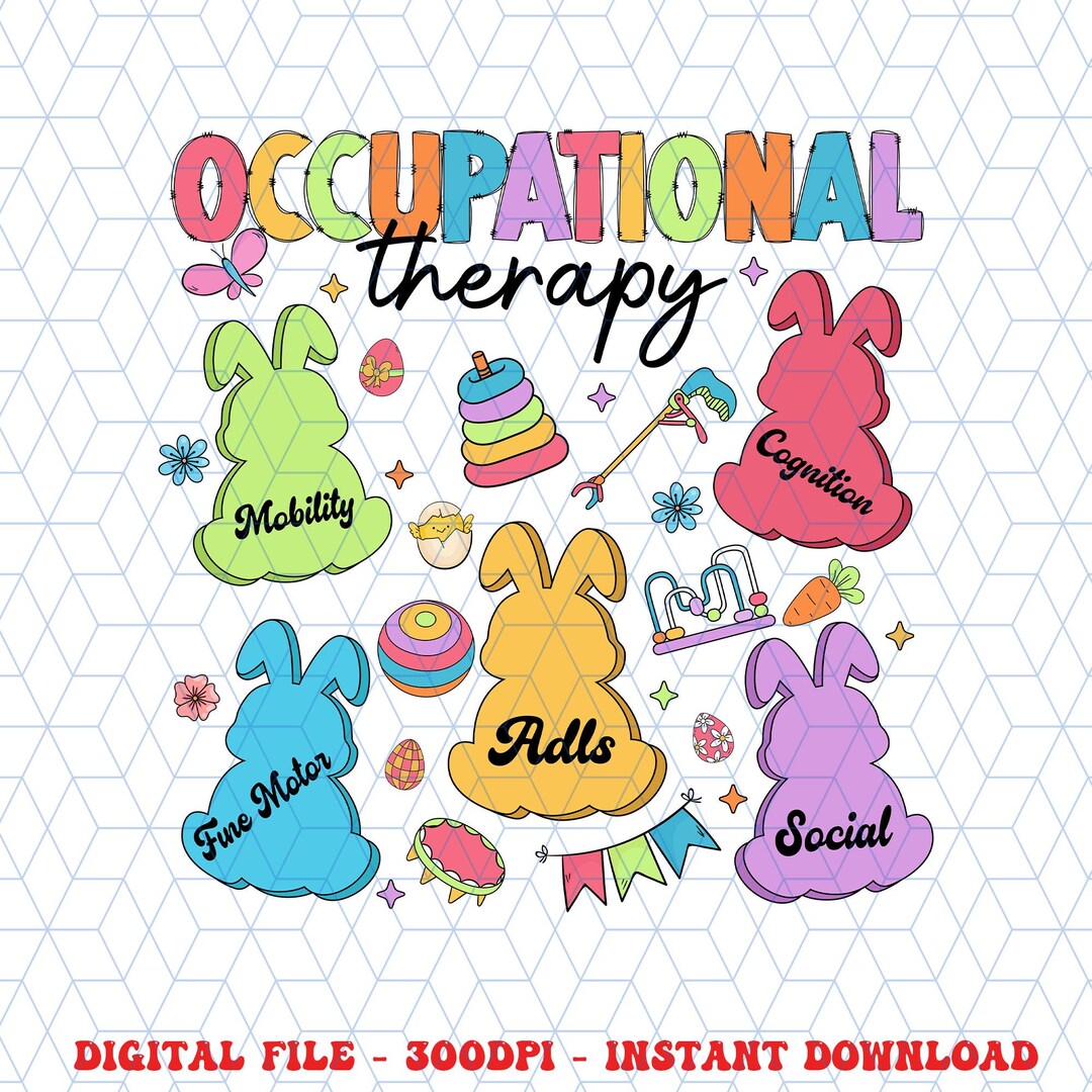 Occupational Therapy Easter Png, OT Easter Day Png, Occupational ...