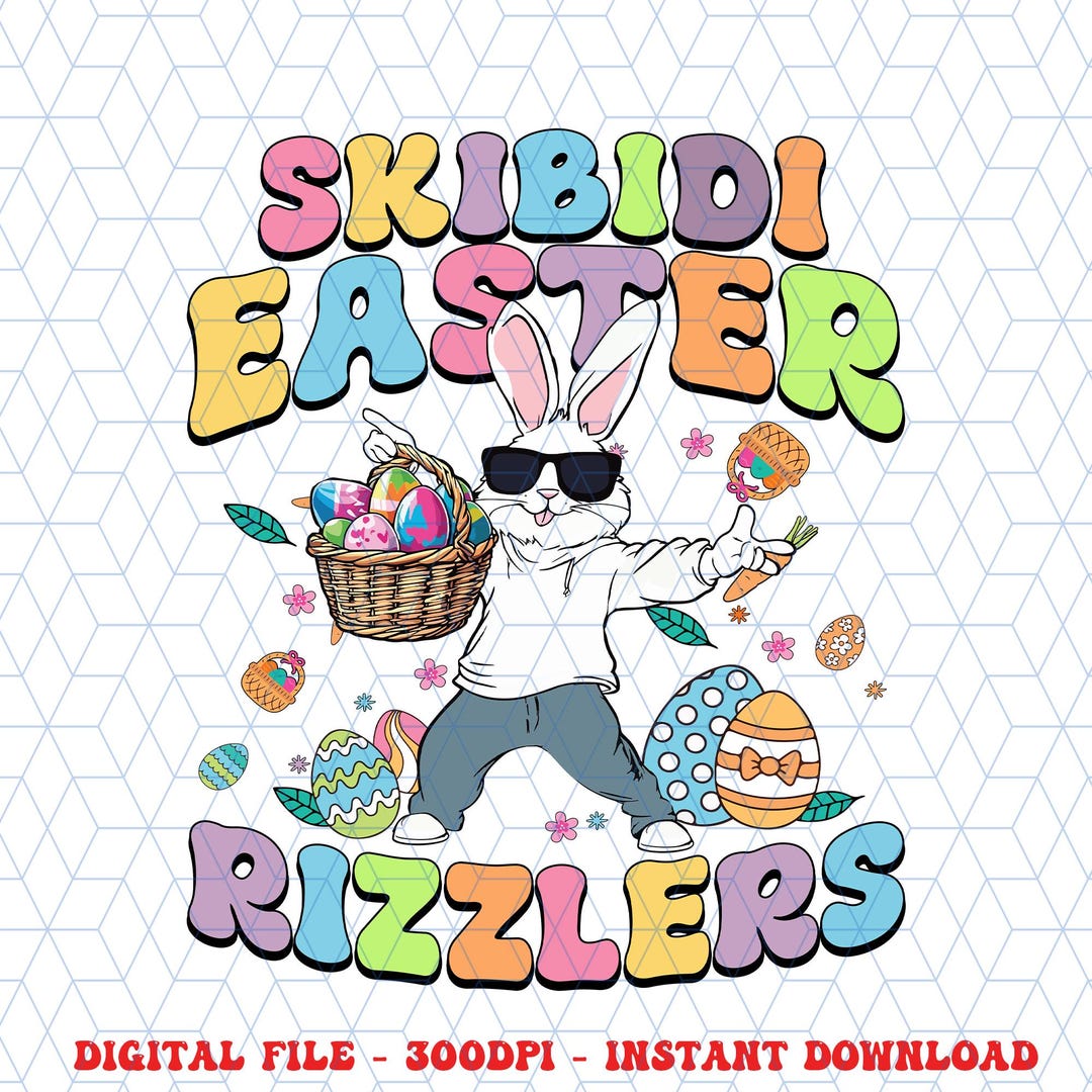 Skibidi Easter Rizzlers Png, Bunny Skibidi Png, What the Sigma Y2K Png ...