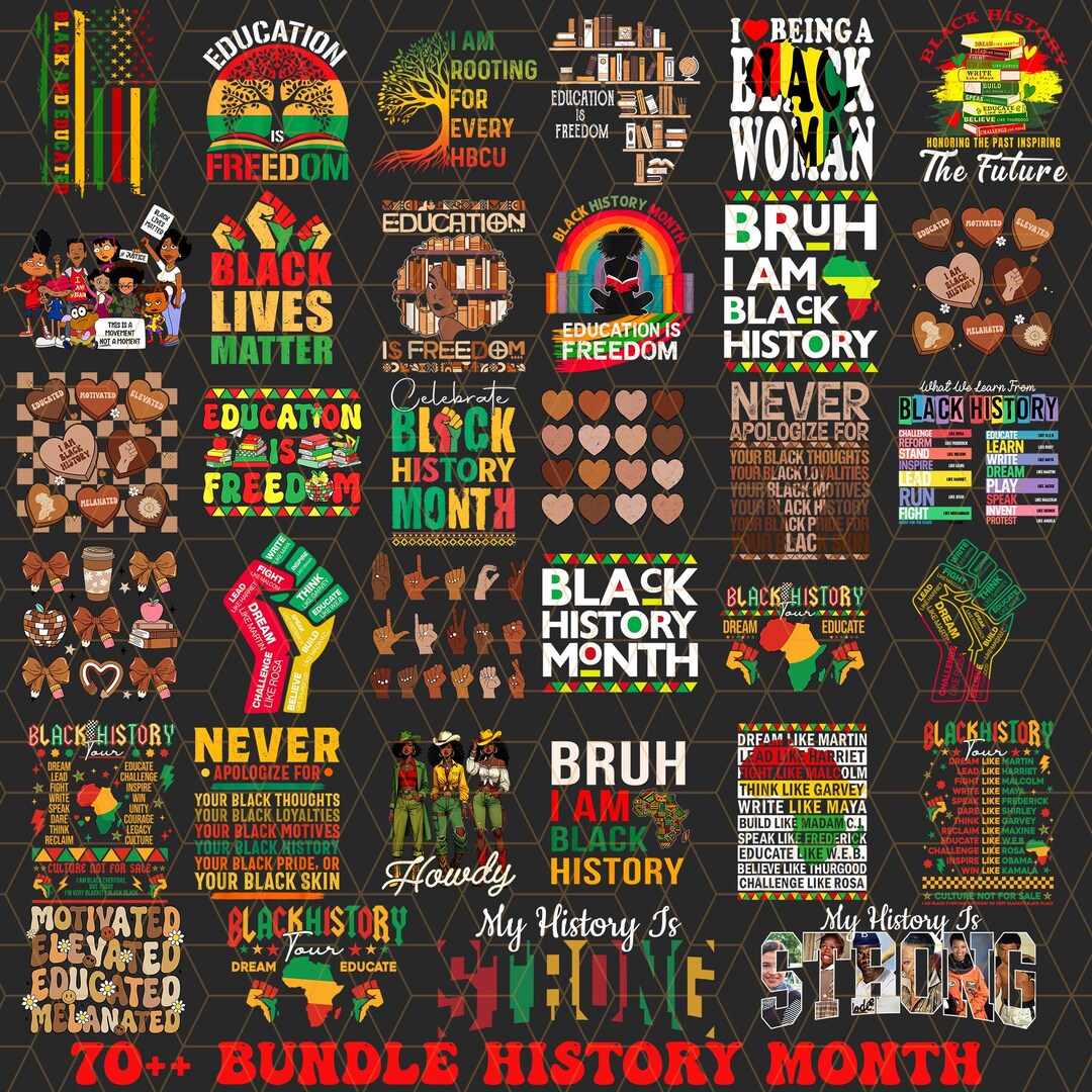70++ Black History Month Bundle, Black Lives Matter Bundle, Education ...