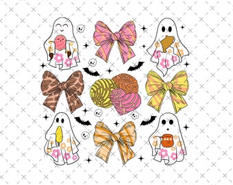 Conchas and Cucuys Png, Mexican Ghost Png, Spooky Conchas Png ...
