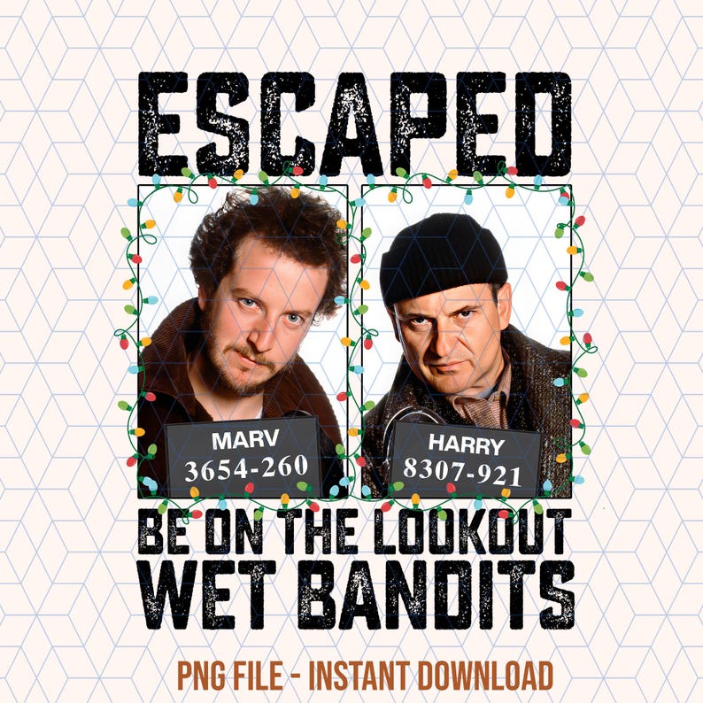Funny Wet Bandits Home Alone Christmas Png, Home Security Png, Kevin ...