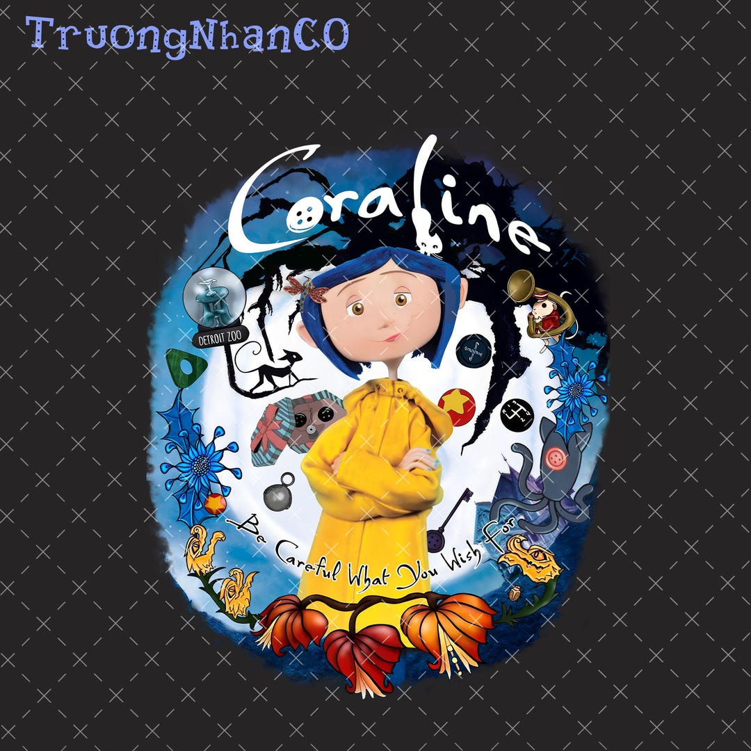 Coraline Ten Cuidado Con Lo Que Deseas Png, Caroline Caricatura ...