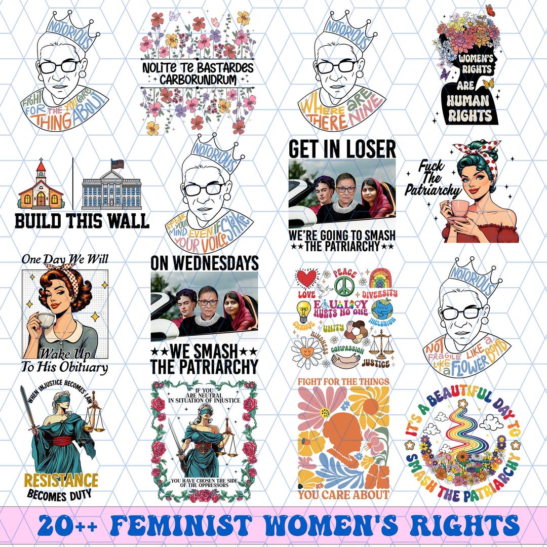 20+ Women's Rights Bundle, Reproductive Rights Bundle, Floral Womens ...