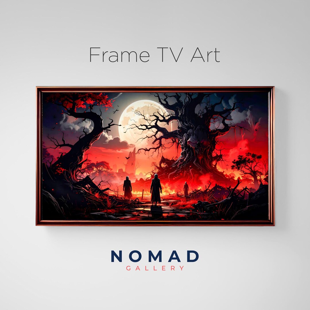 Spooky Frame TV Art - Samsung Frame TV - Halloween Decor - Digital ...