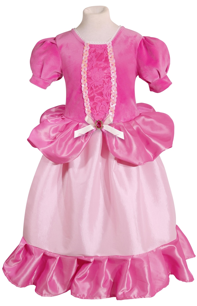 Princess Peach Costume Dress: Super Mario Bros. Party Outfit - Etsy