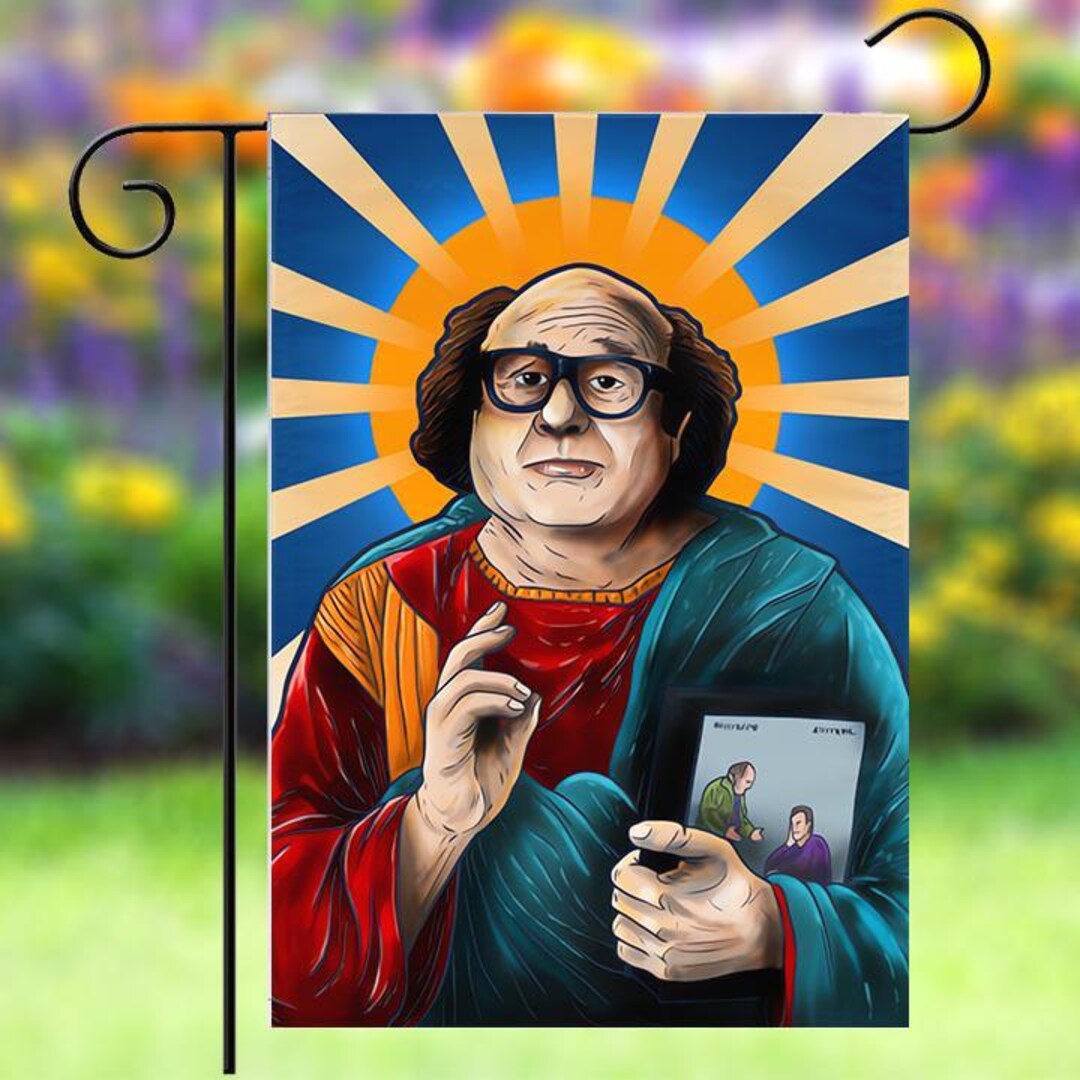Funny Saint Danny Devito Inspired 12x18-inch Garden Flag - House Porch ...