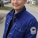 Ripped Cropped Denim Jacket: Anime Streetwear Inspired - Etsy