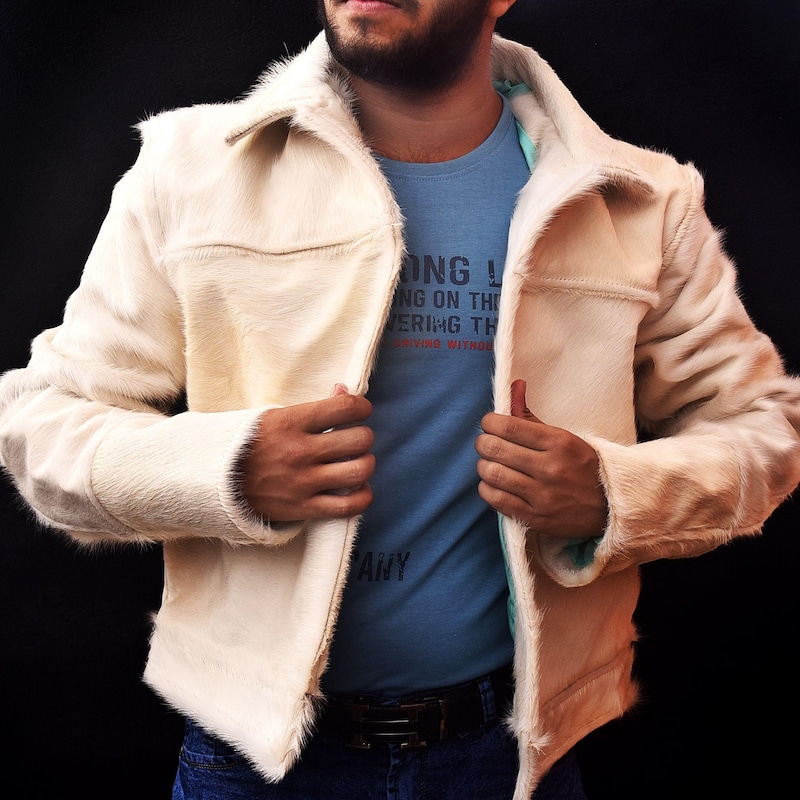 Cow Print Jacket - Etsy