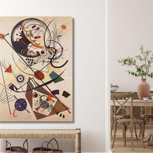 Wassily Kandinsky Transverse Line 1923 Oil Painting Prints, Wassily ...