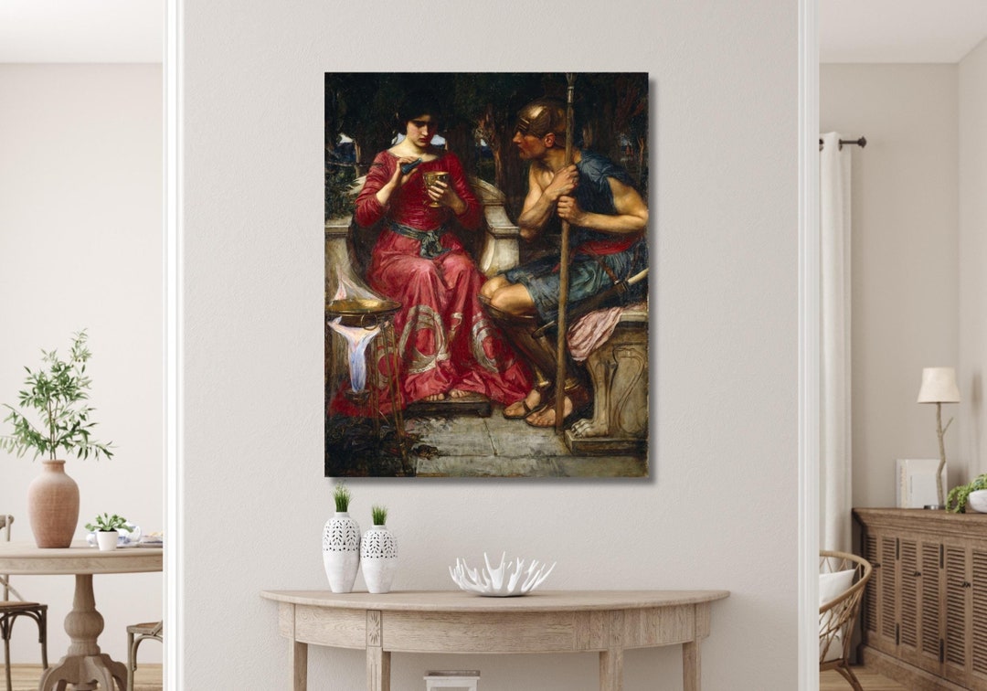 John William Waterhouse Jason and Medea 1907 Oil Painting Poster, John ...