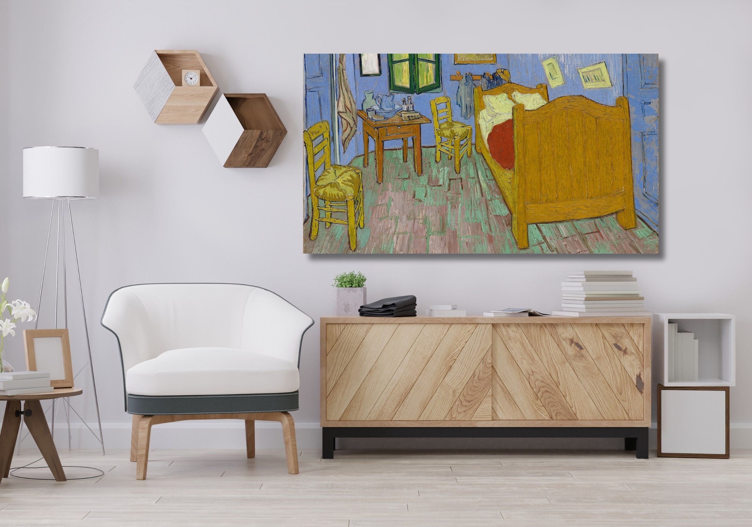 Vincent Van Gogh the Bedroom Oil Painting, Vincent Van Gogh Artwork ...